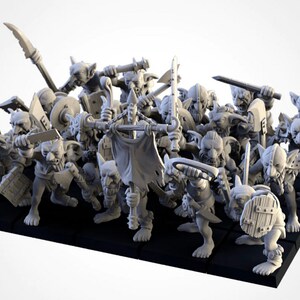 Gnoblars | Goblin Scraplings | Modular Kit | Northern Ogres | Resin 3D ...