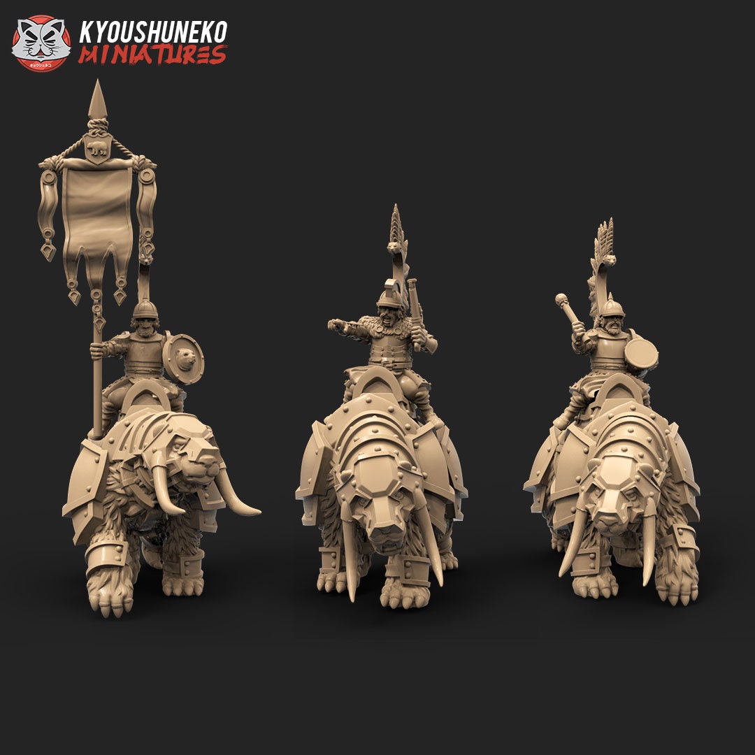 Kislev Bear Rider Comnand Group Kyoushuneko - Etsy