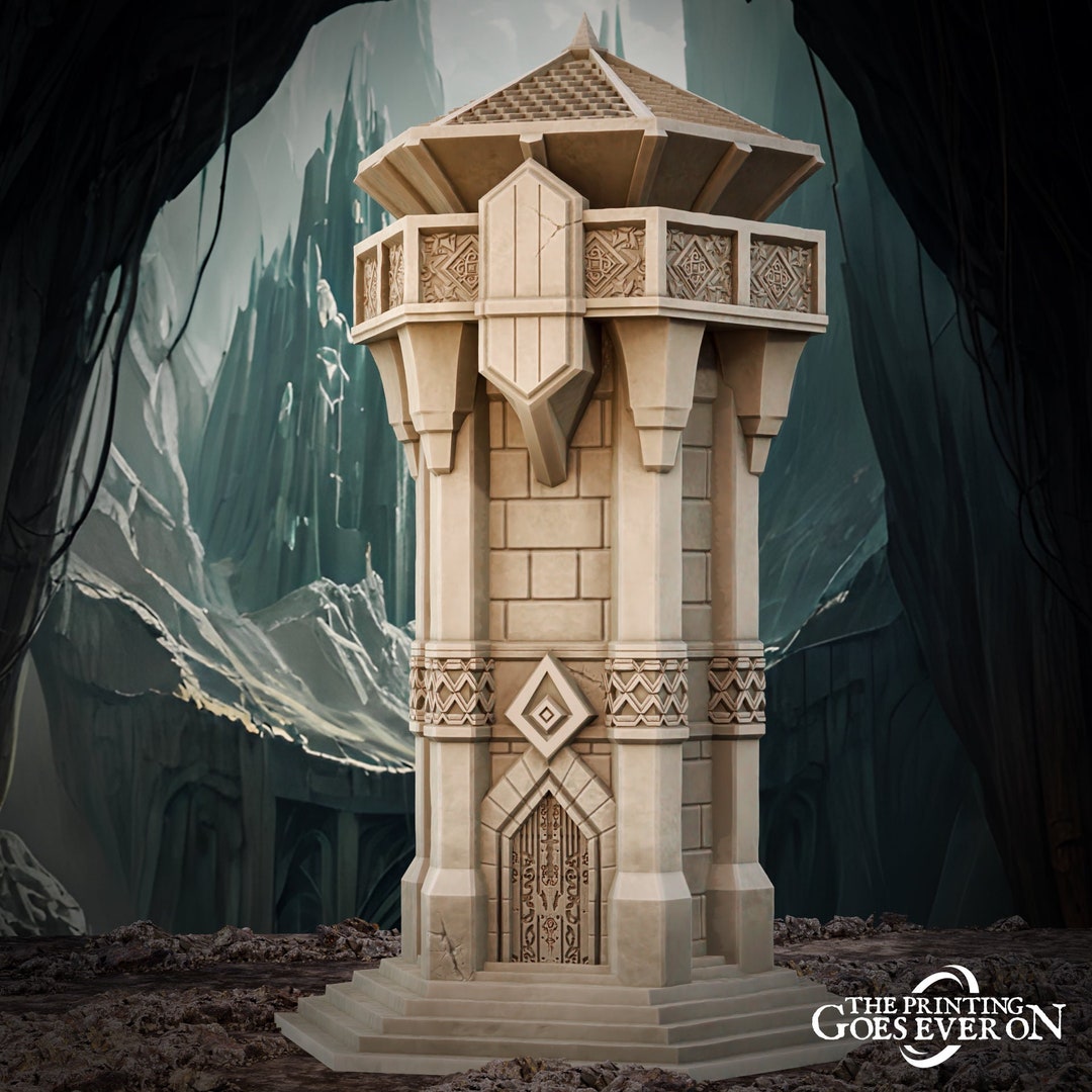 Dwarven Tower | Tales of the Deep | Table Top Gaming | Rpg | D&D ...