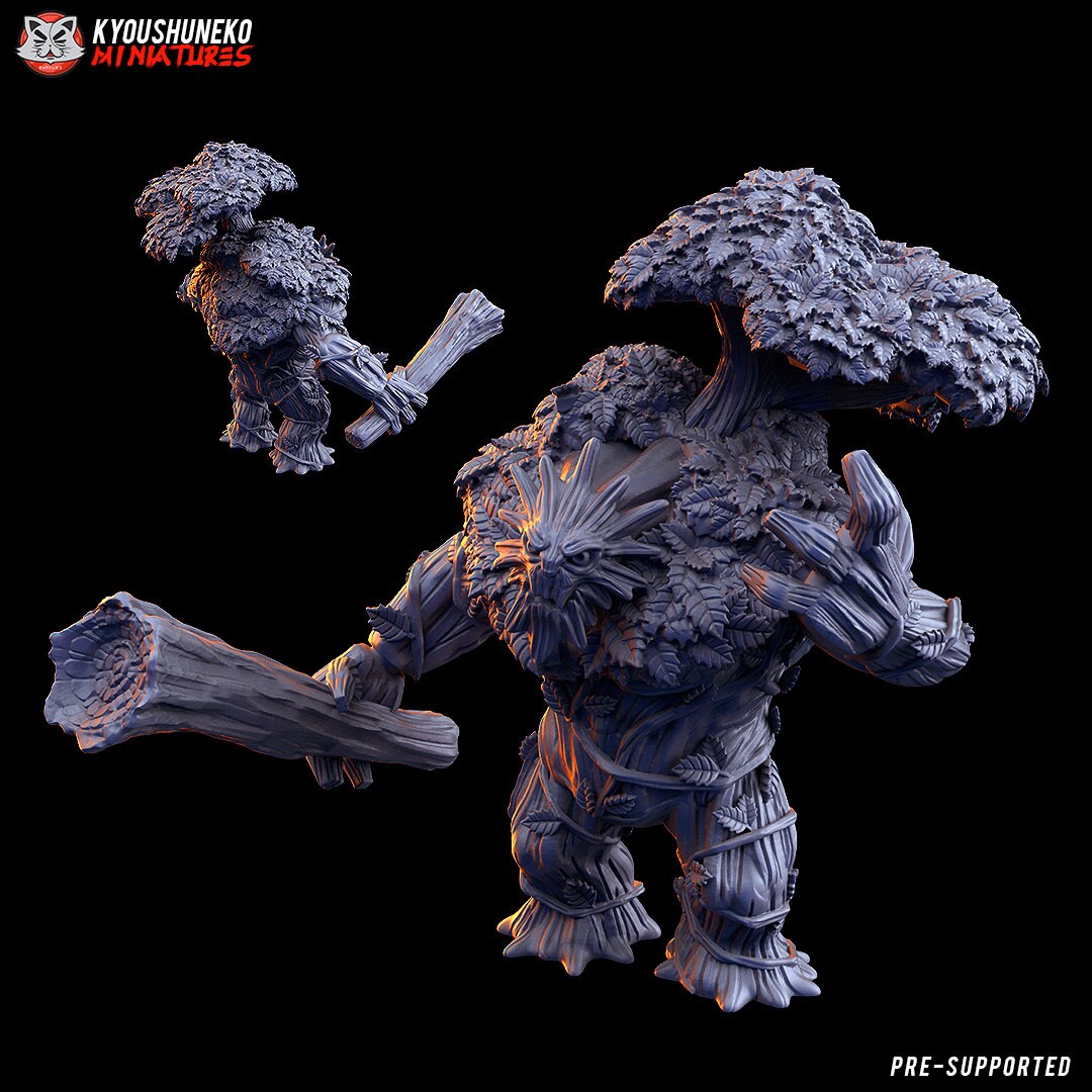 Treeman gaelic Wood Elves Monster Resin 3D Printed Miniature DND ...