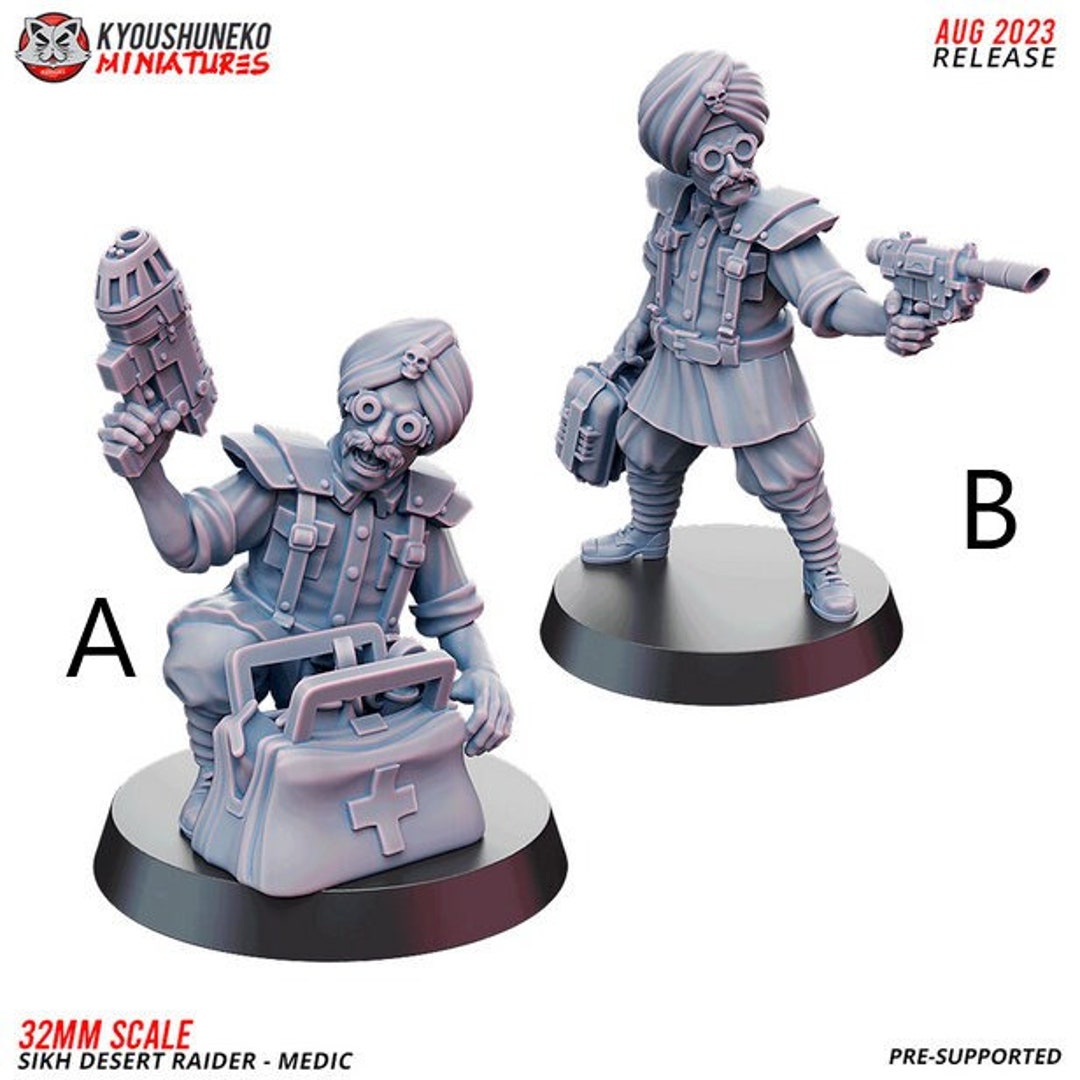 Sikh Infantry Medics Sikh Desert Raiders Grimdark Sci-fi Tabletop ...