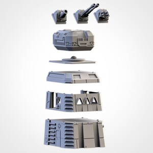 Modular Sci-fi Turrets | Txarli Factory - Etsy
