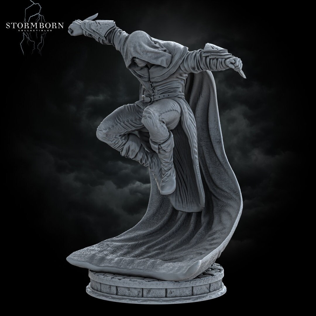 Corvus, the Shrouded Viper | 32mm - 120mm Scale | Resin 3D Printed ...