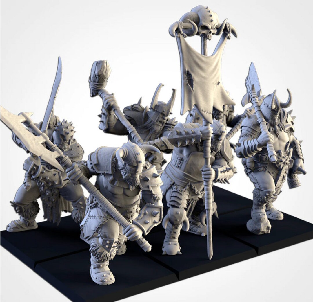 Ogre Ironguts | Northern Ogres | Resin 3D Printed Miniature | Txarli ...