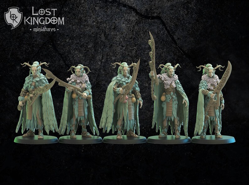 Fumetsu Guard | Mori / Wood Elves | Lost Kingdom Miniatures - Etsy
