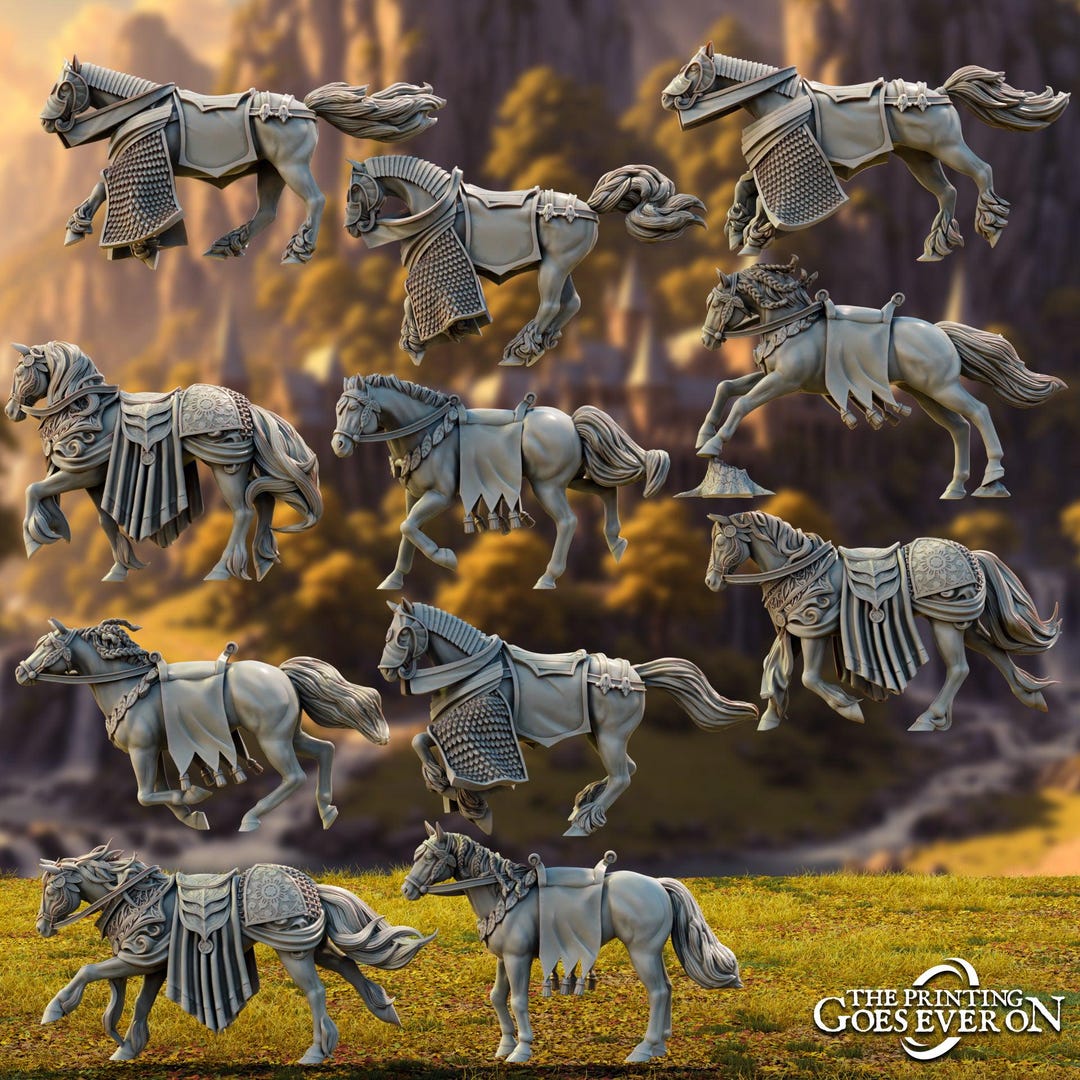 Mounts - Elven Mounts | Tales of the Elven Kingdom | the Printing Goes ...