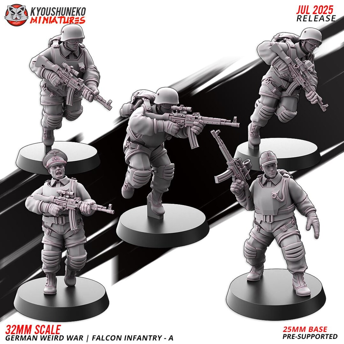 German Falcon Infantry - Squad A | Weird War II | Germany | Kyoushuneko ...