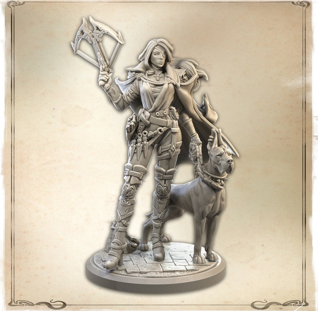 Female Witch Hunter | Athena Stormhallow | Wicked Hills | Resin 3D ...