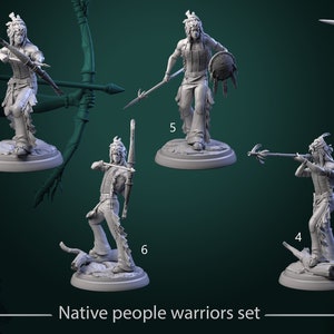 Native American Warriors Set | Prairie Legends | White Werewolf Tavern ...