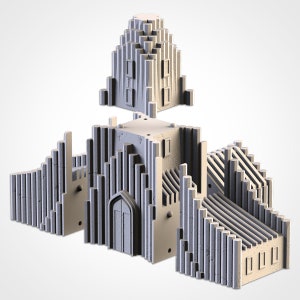 Cult Buildings Scatter Terrain Txarli Factory RPG Dnd Table Top Gaming ...