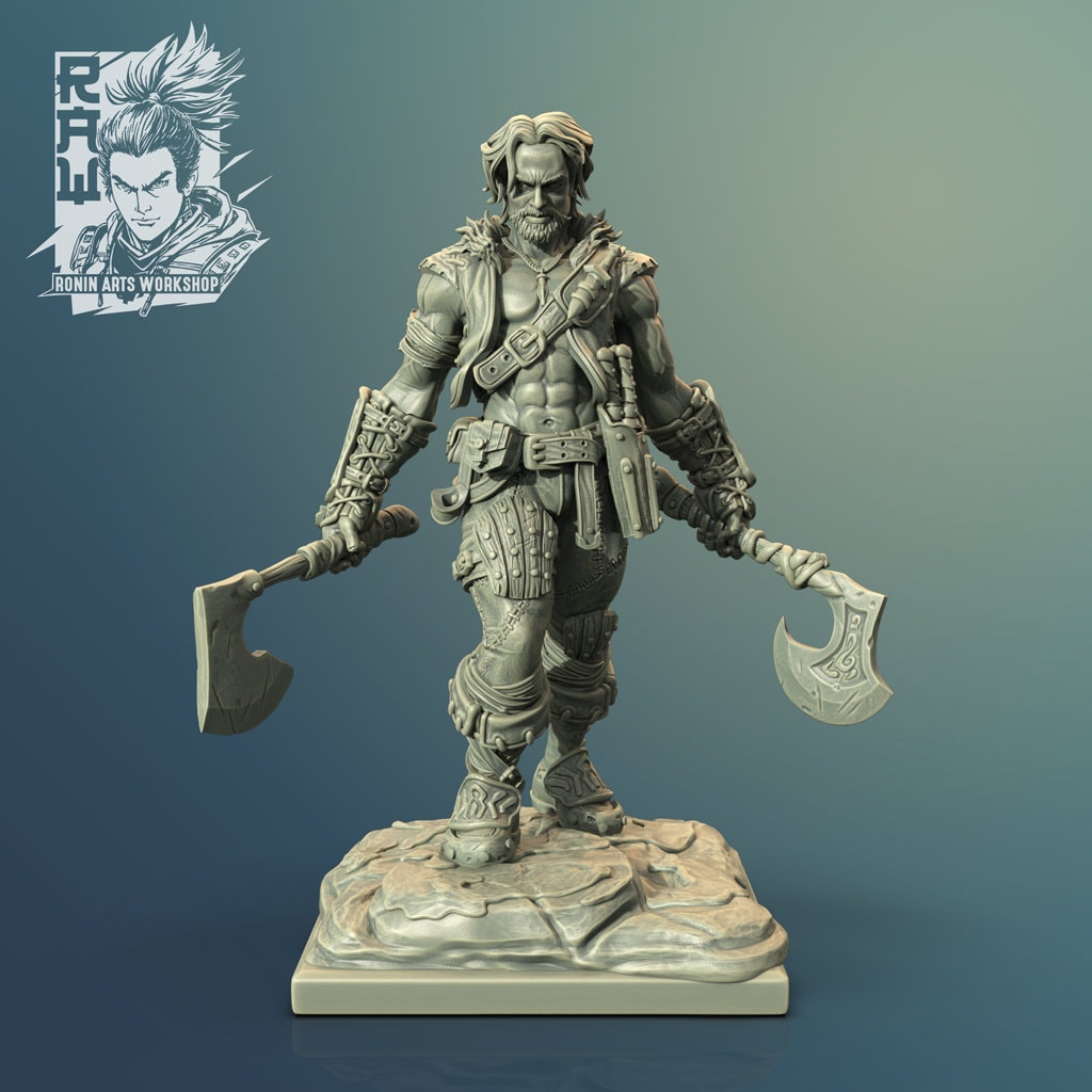 Werewolf / Lycanthrope | Male and Female | Resin 3D Print | Ronin Arts ...