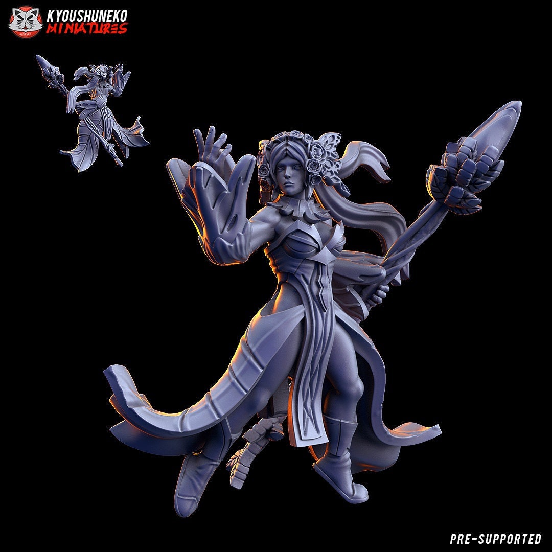 Forest Queen (gaelic Wood Elves) | Spellsinger / Spellweaver | Resin 3D ...