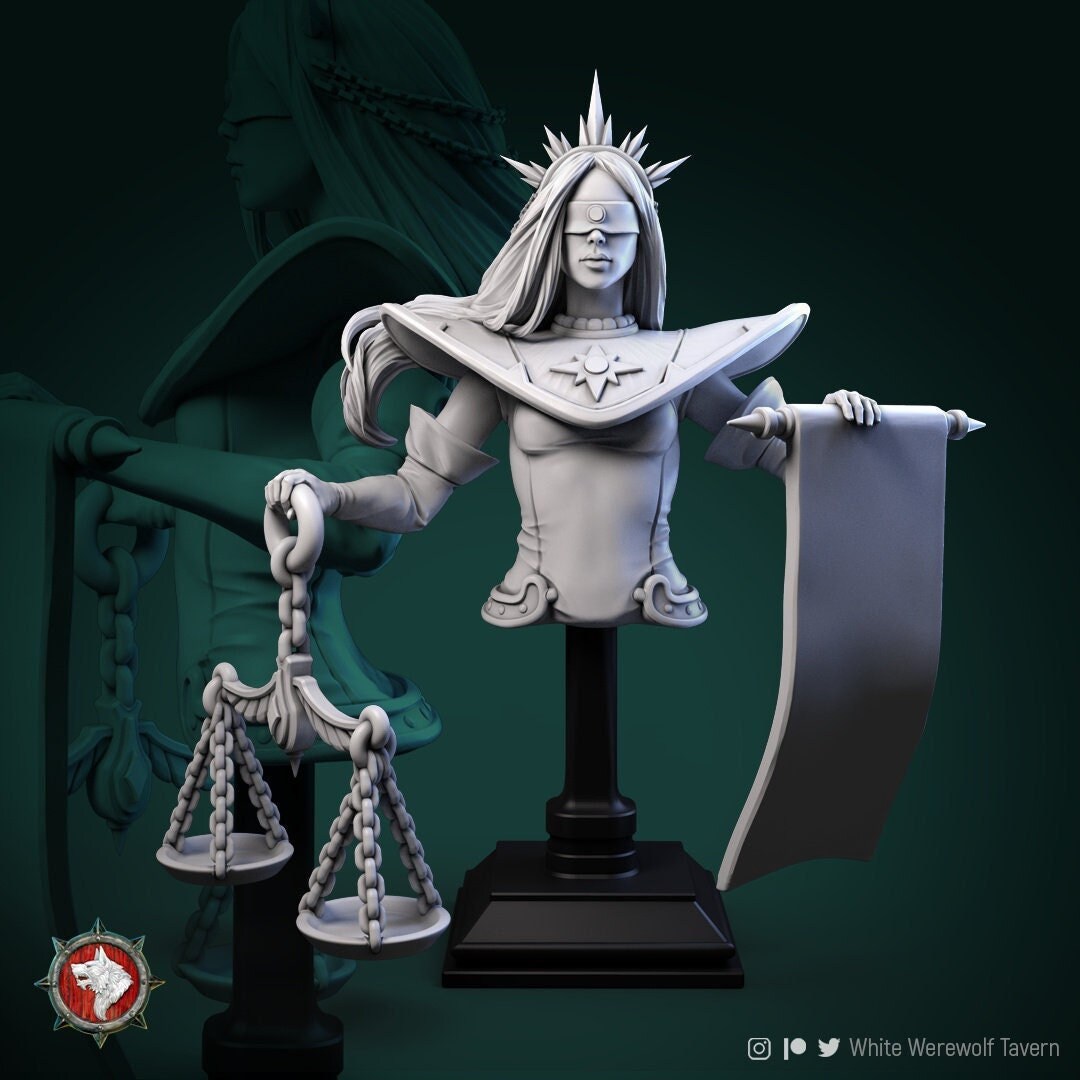 Ni the Sentencing Judge | Celestials | Bust | Resin 3D Printed ...