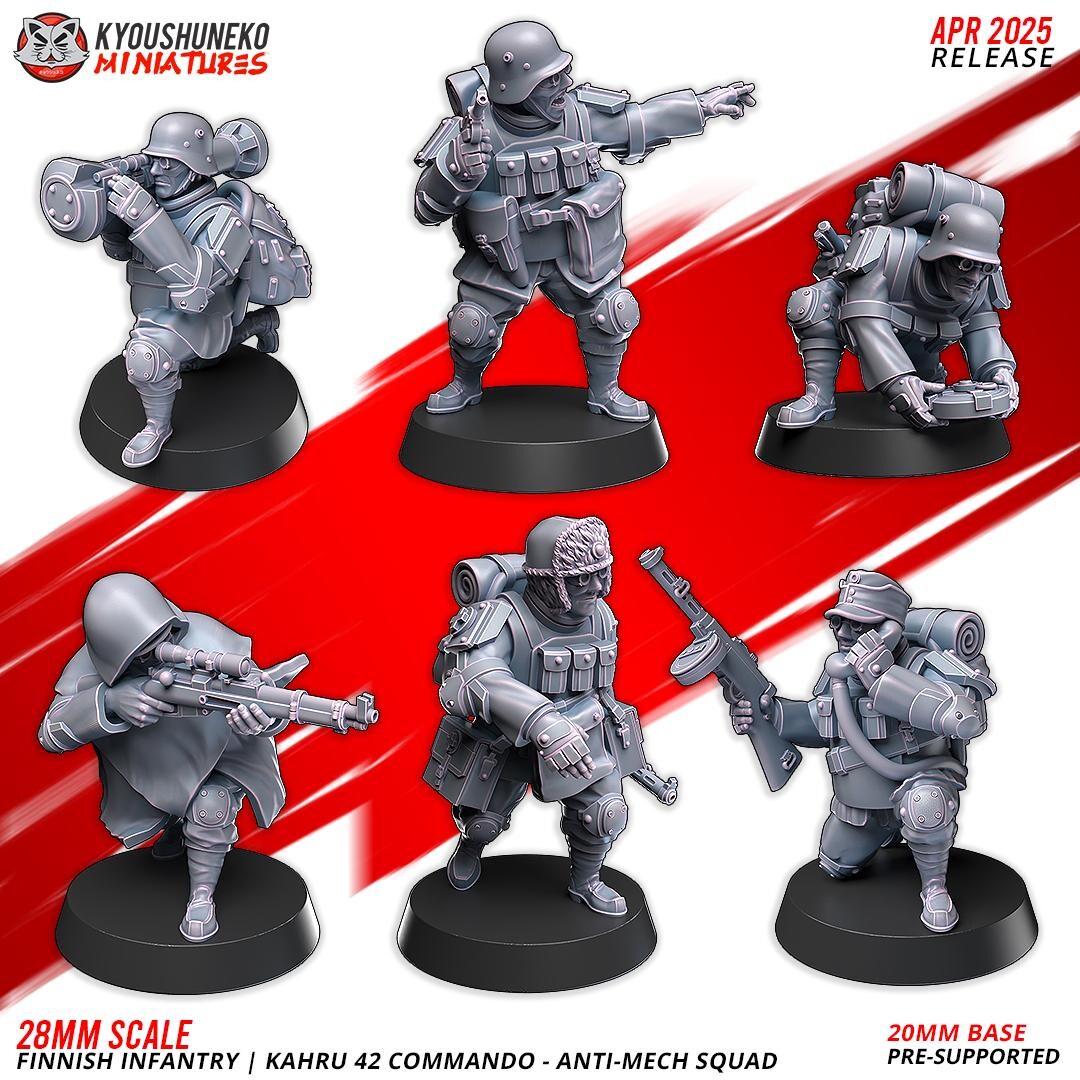 Finnish Infantry - Kahru 42 Anti-mech Commandos | Finland | Kyoushuneko ...