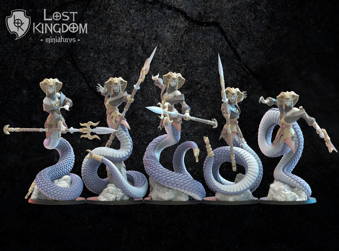 Naga Yara Regiment | Night Elves / Dark Elves | Lost Kingdom Miniatures ...