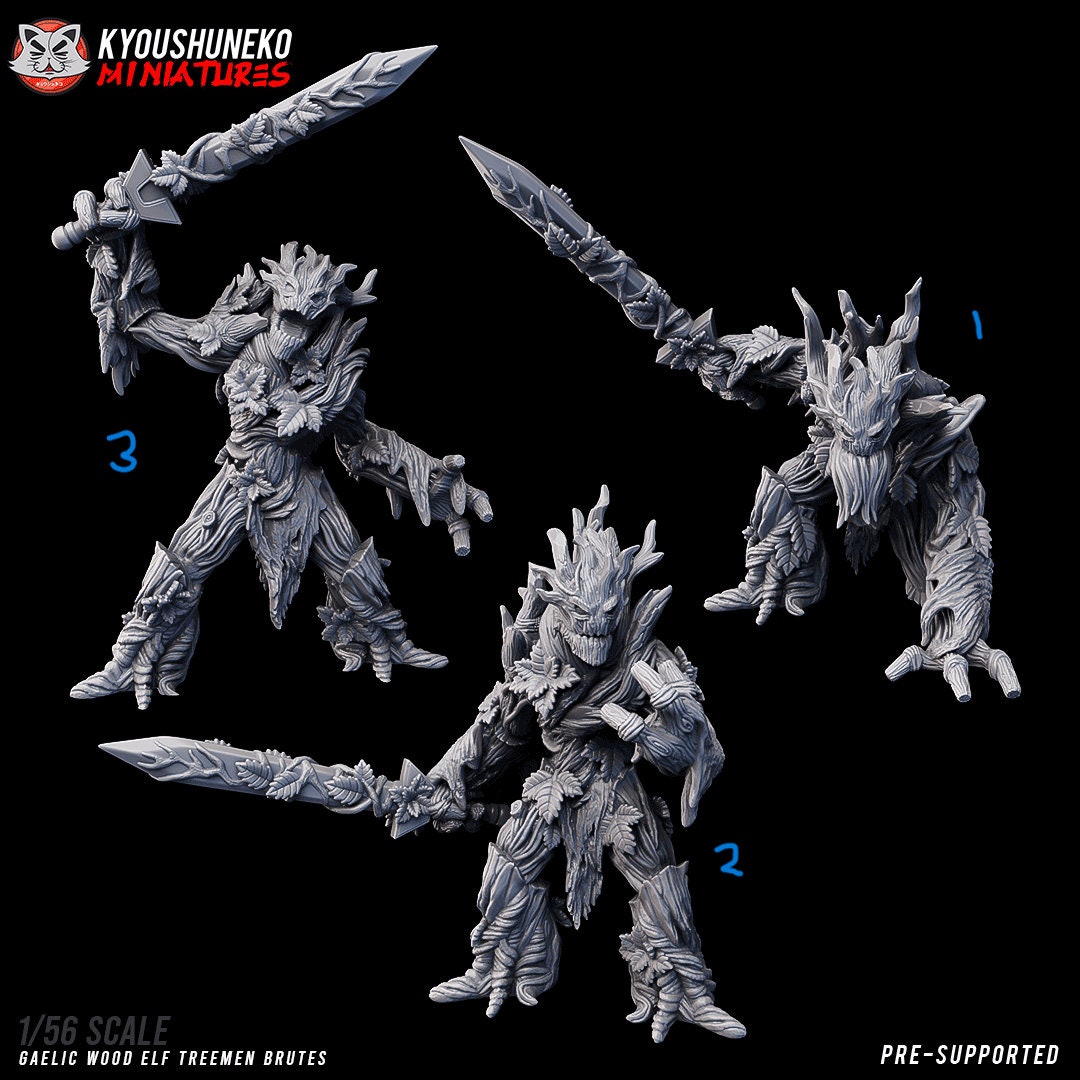 Dryad / Treemen Brute (gaelic Wood Elves) | Kyoushuneko | - Etsy