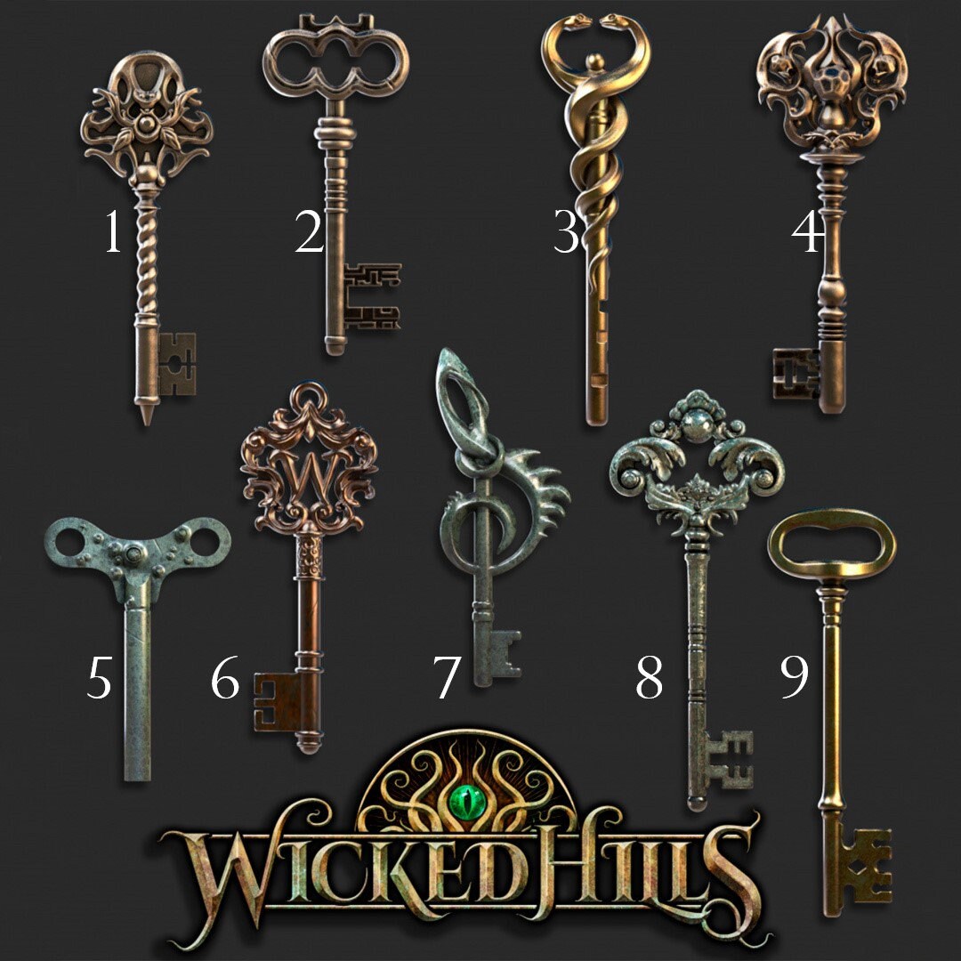 Skeleton Keys | Wicked Hills | Resin 3D Printed Miniature | DND - Etsy
