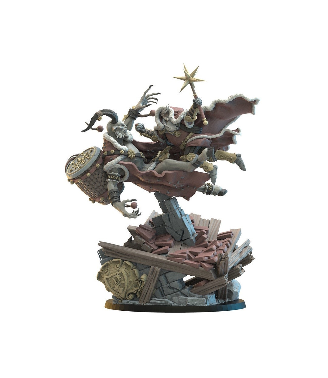 Klaus Vs. Krampus | Diorama | Lost Kingdom Miniatures | Table Top ...