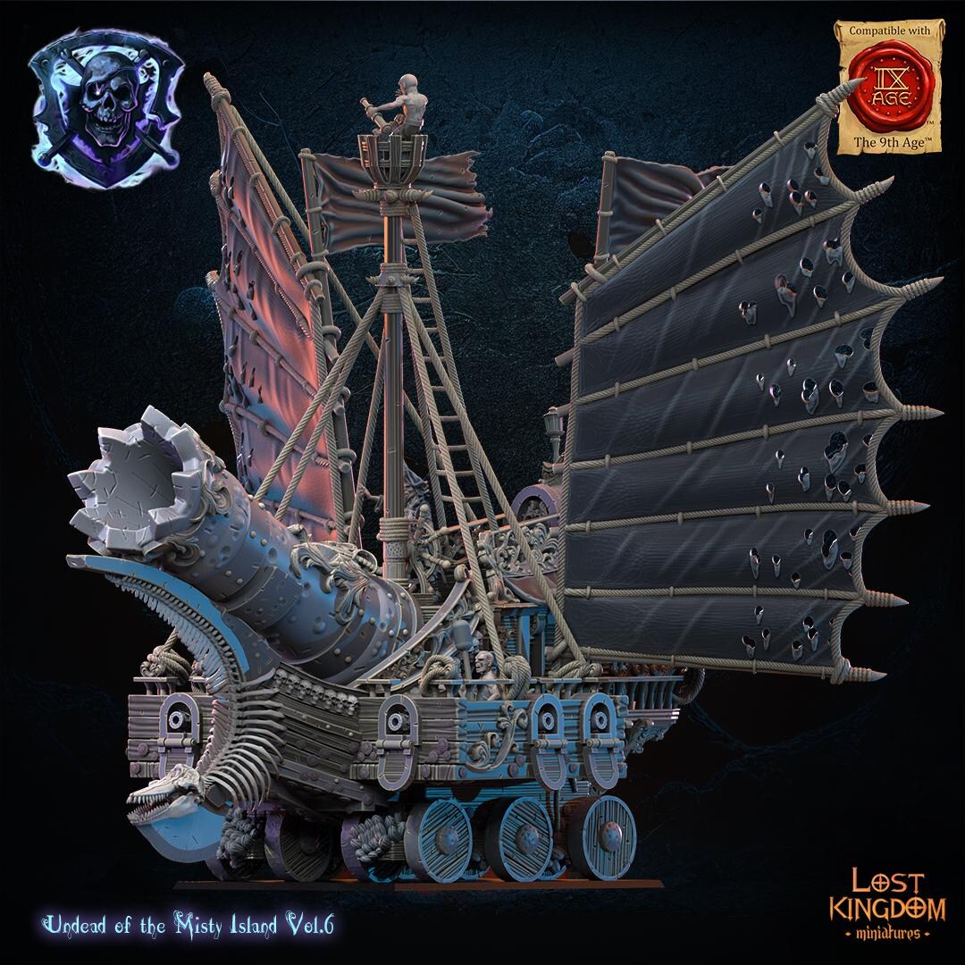 Shipwreck Maker | Undead of Misty Island | Lost Kingdom Miniatures - Etsy