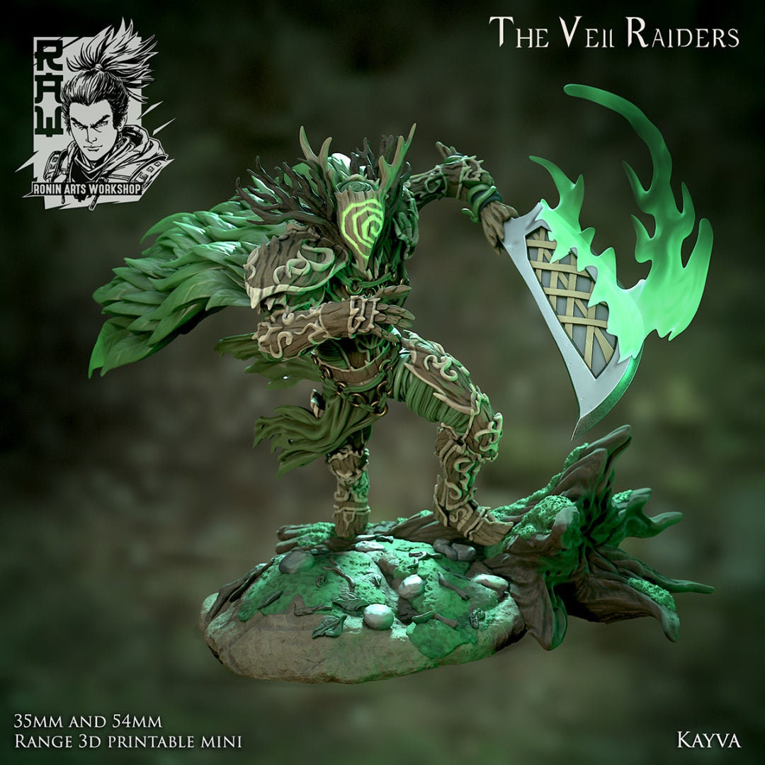 Kavya, Living Armor Dendroid | the Veil Raiders | Resin 3D Printed ...