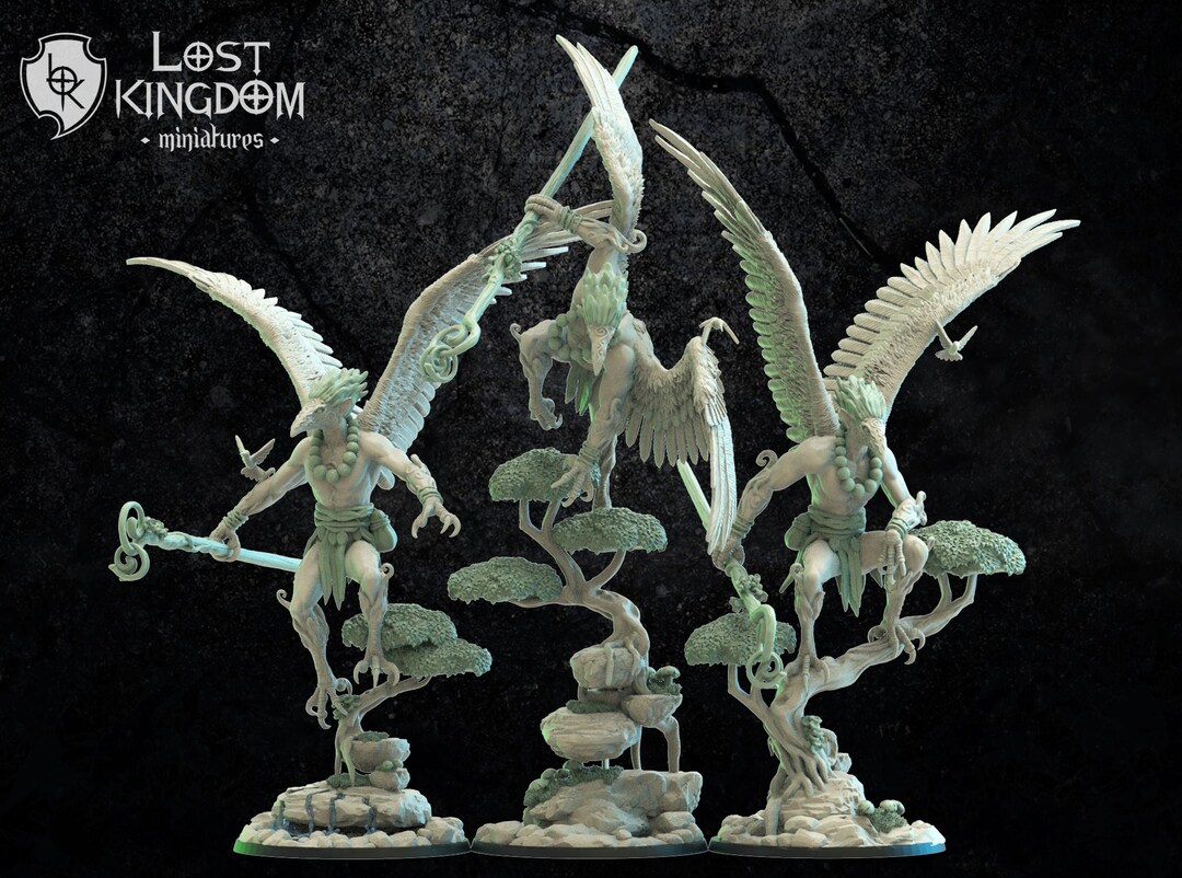 Hachidori Tengu | Mori / Wood Elves | Lost Kingdom Miniatures - Etsy