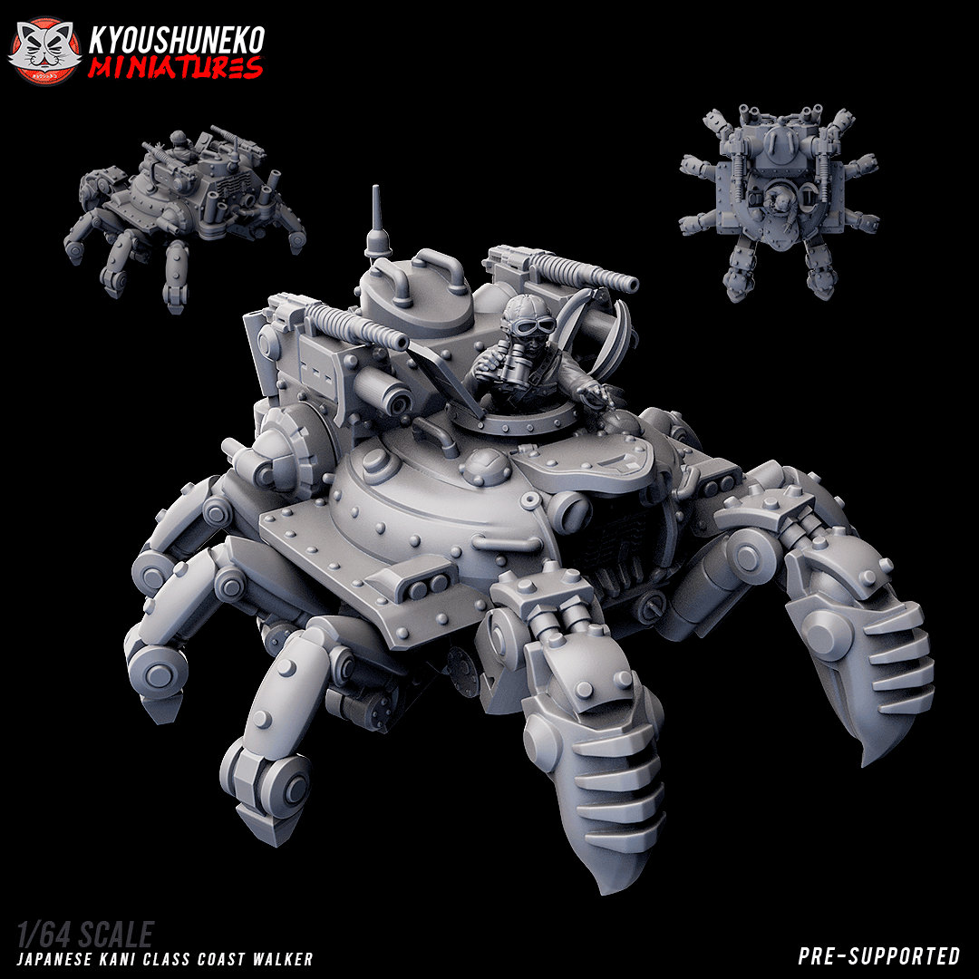 WW2 Japanese Spider Mech | Resin 3D Printed Miniature | Kyoushuneko ...