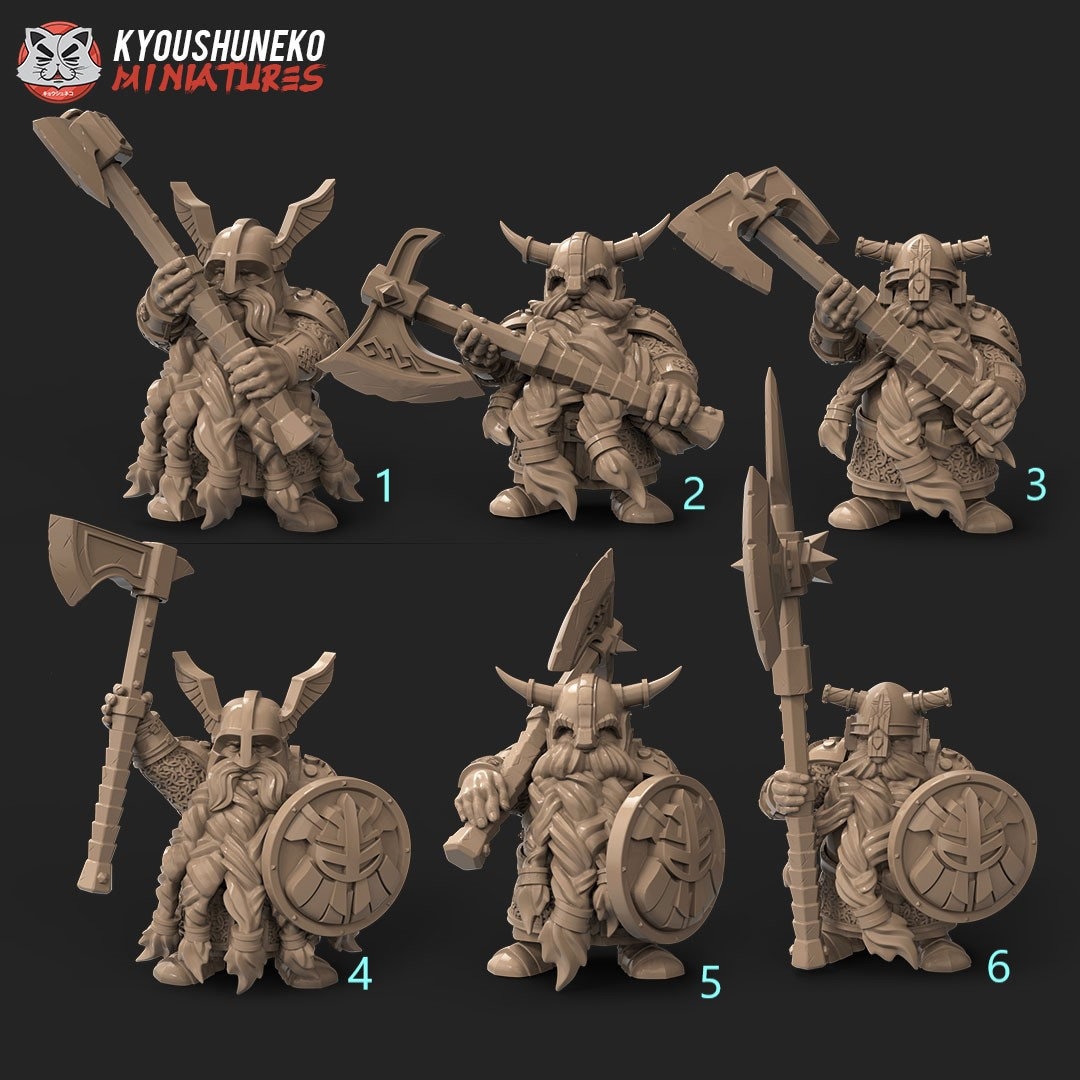 Dwarf Longbeards | Kyoushuneko | - Etsy