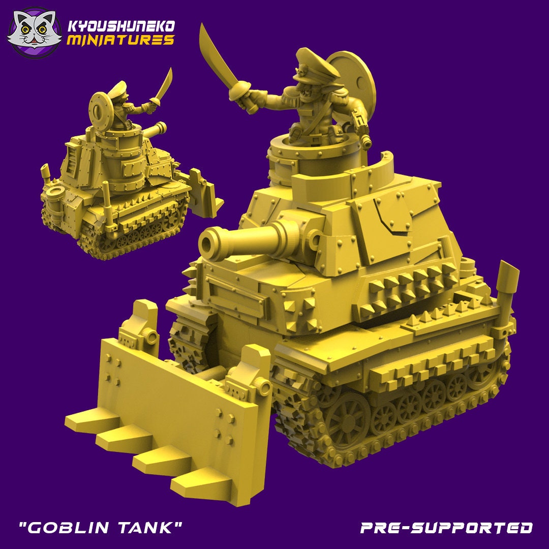 Space Goblin Tank | Resin 3D Printed Miniature | Kyoushuneko - Etsy Canada