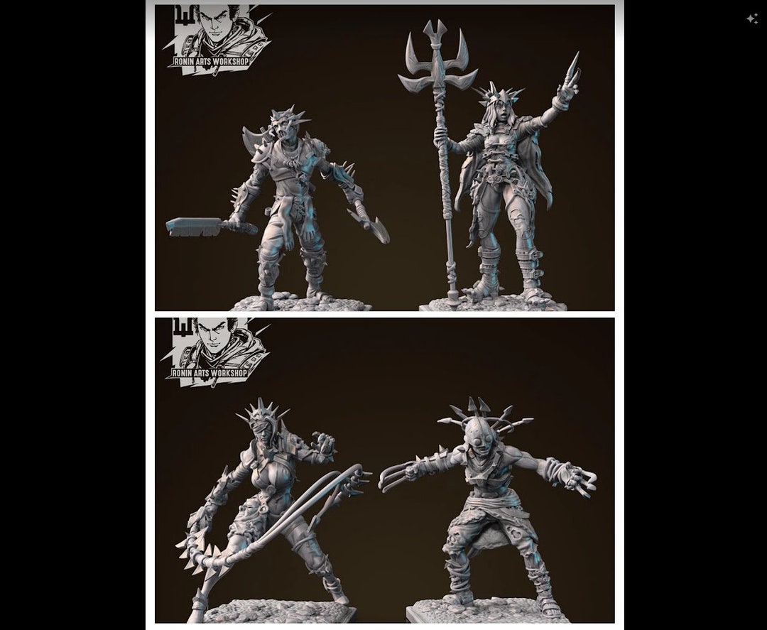 Buran and Shibel | Marauders | Resin 3D Print | Miniature | Dnd ...