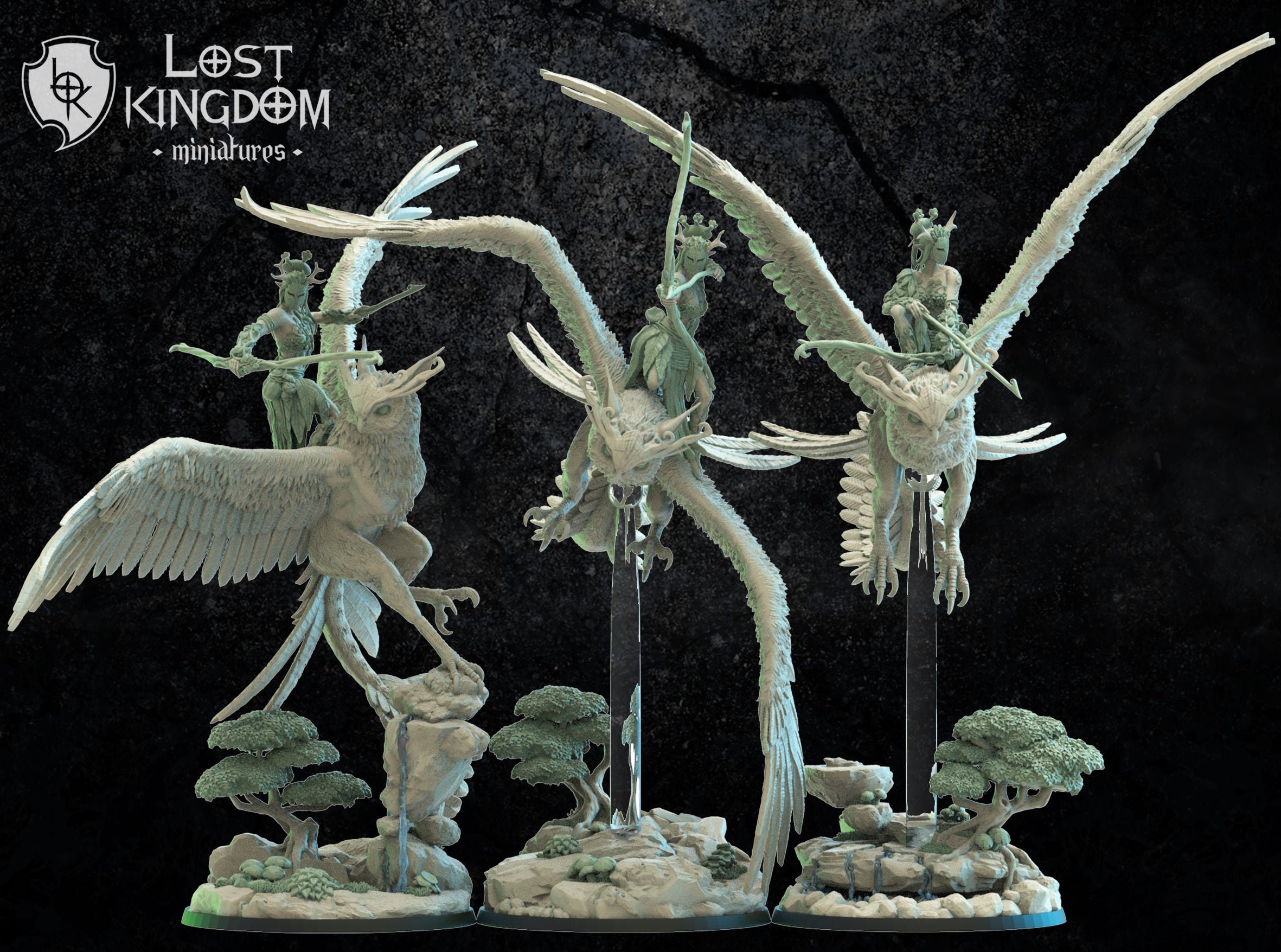 Fukuro Archers Mori / Wood Elves Lost Kingdom Miniatures - Etsy