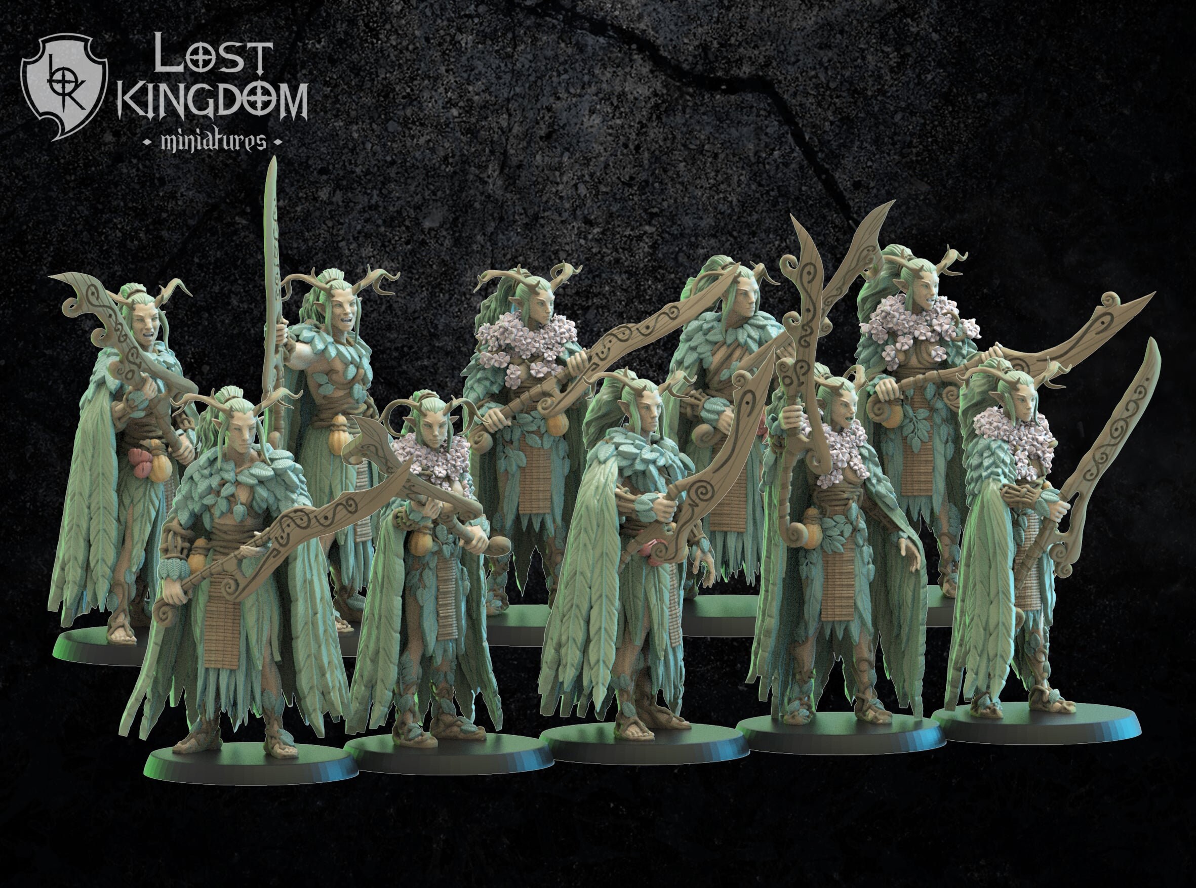 Fumetsu Guard | Mori / Wood Elves | Lost Kingdom Miniatures - Etsy