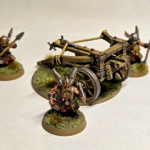 Dwarf Bolt Thrower With 3x Crew | Kyoushuneko - Etsy