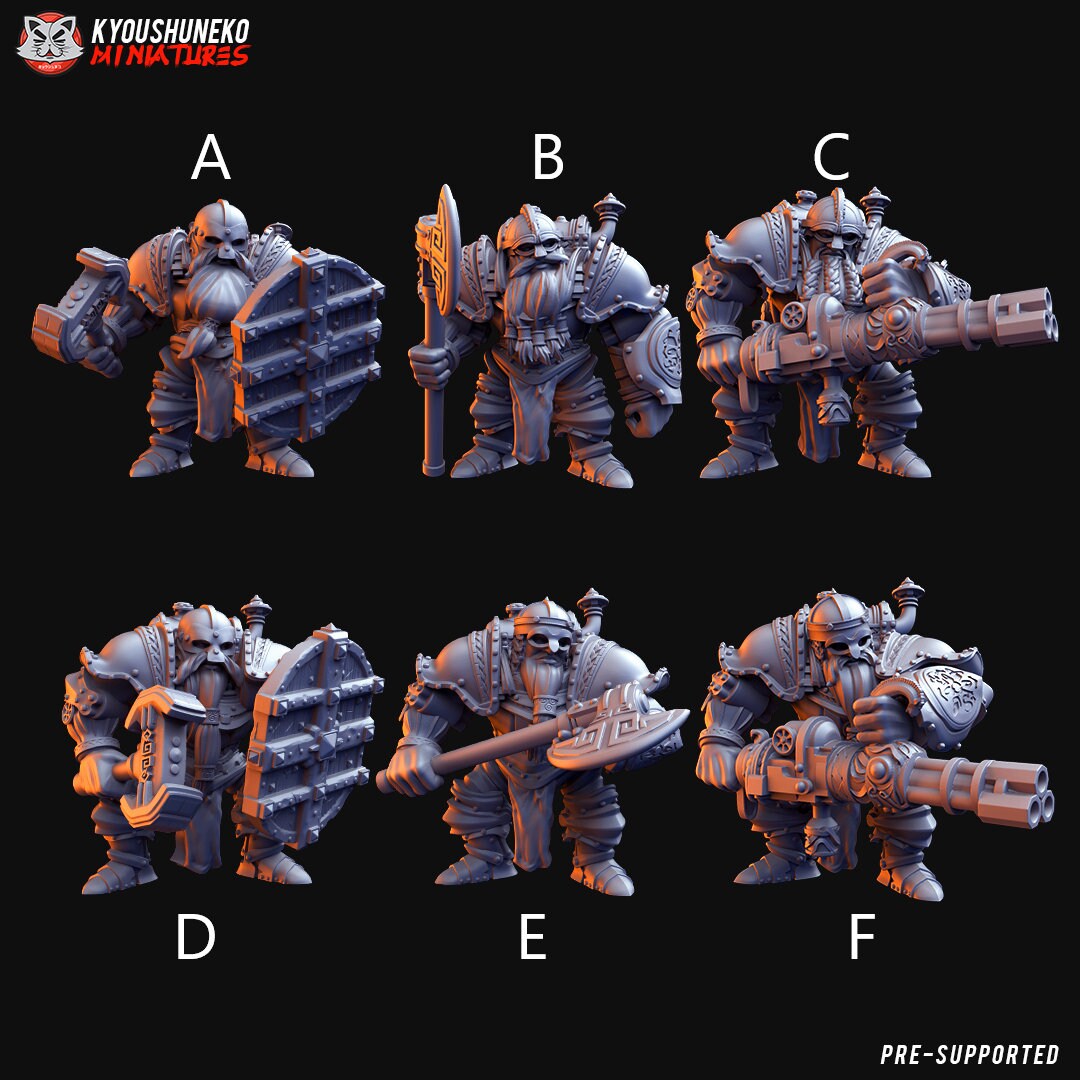 Elite Dwarf Unit | Kyoushuneko | - Etsy