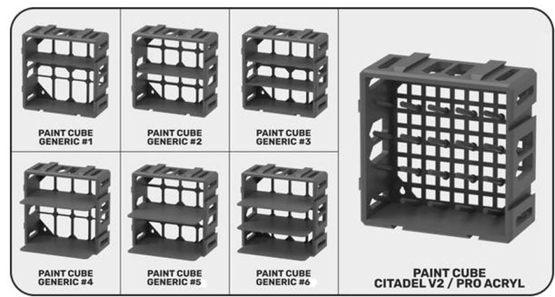 Modular Cube Pro Organizer - Paint Cubes | Txarli Factory - Etsy