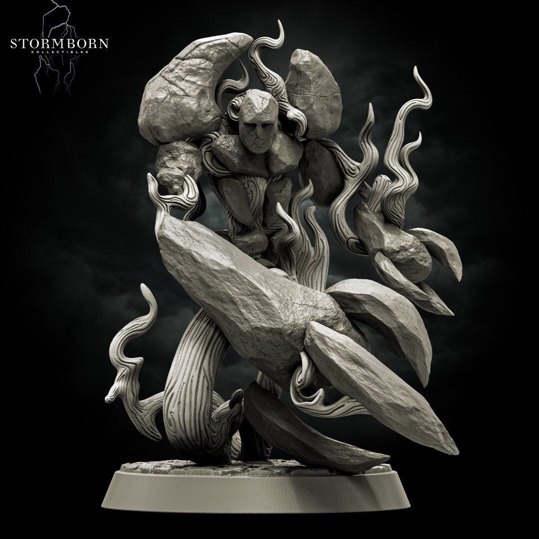 Earth Elemental of Dawn | Forces of Nature | 28mm - 120mm Scale | Resin ...