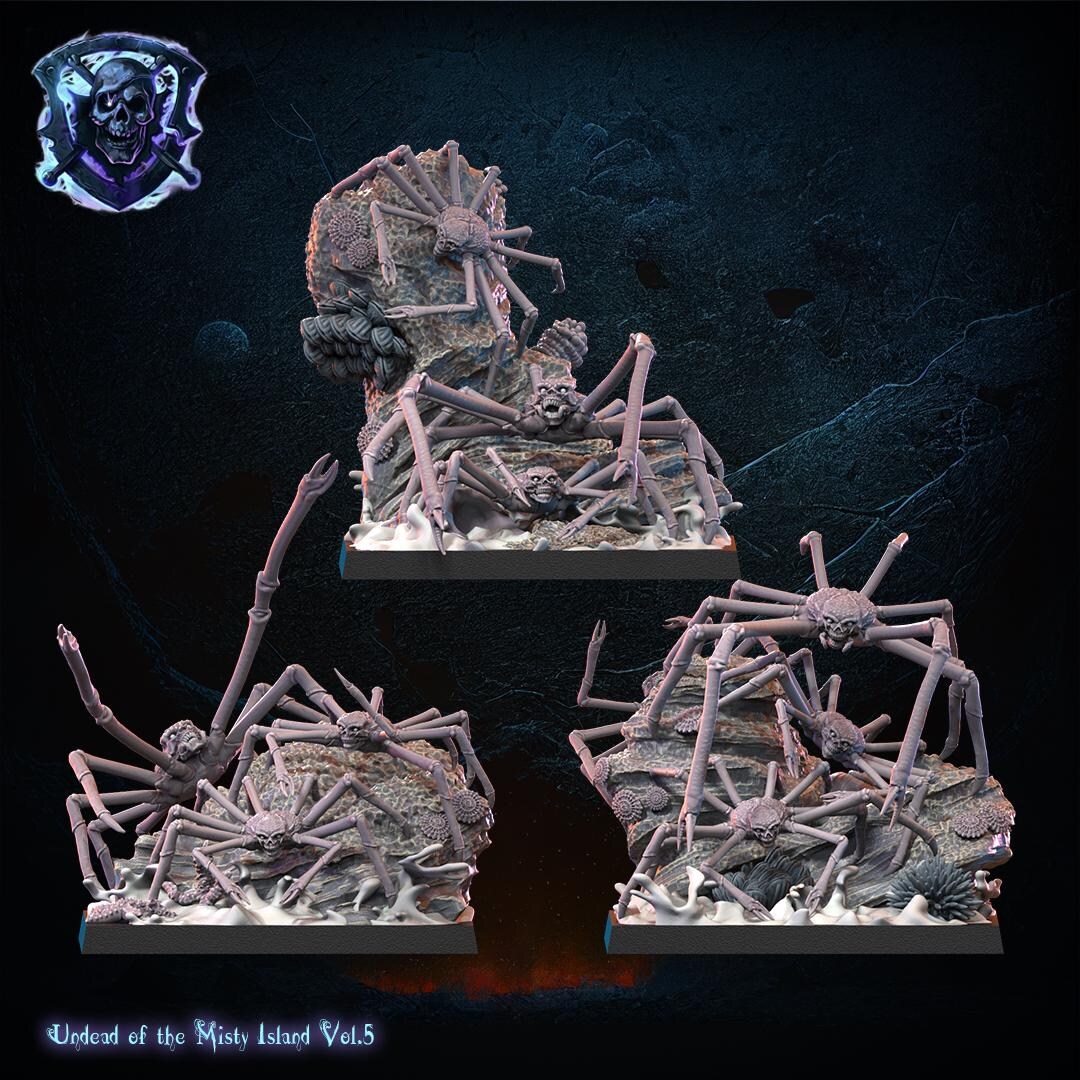 Skull Spiders | Undead of Misty Island | Lost Kingdom Miniatures - Etsy