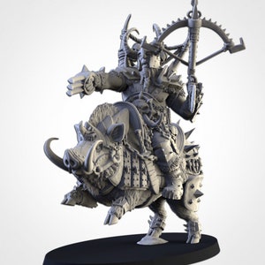 Mounted Ogre Khan MANY Weapon Options Northern Ogres Resin 3D Printed ...
