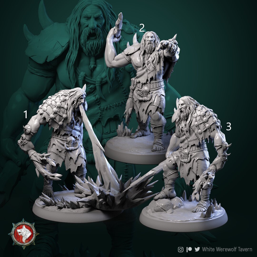 Mountain Giants Resin 3D Printed Miniature White Werewolf Tavern - Etsy