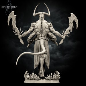 Moloch, the Soulless | Demon of Death | 28mm - 120mm Scale | Resin 3D ...