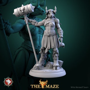 Beastwomen | the Maze | Resin 3D Printed Miniature | White Werewolf ...