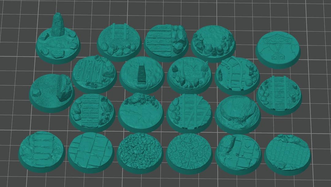 Bits - Goblin Bases | Goblin Hordes | Round Bases | the Printing Goes ...