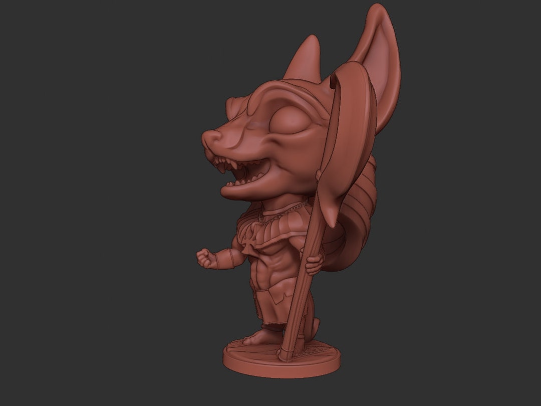 Chibi Anubis Egyptian Gods Multiple Scales Resin 3D - Etsy