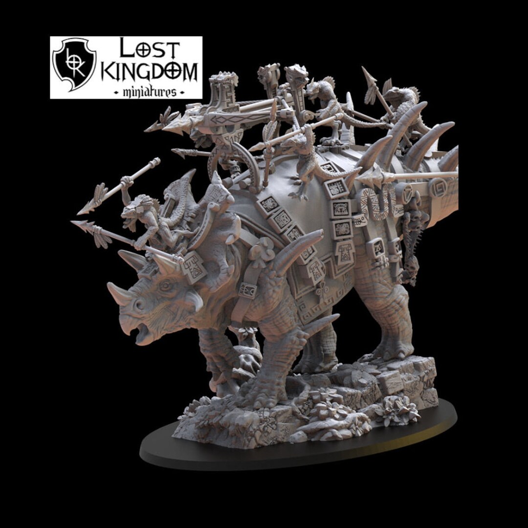 Kuakuauitl With Ballista | Saurian Ancients | Lost Kingdom Miniatures ...