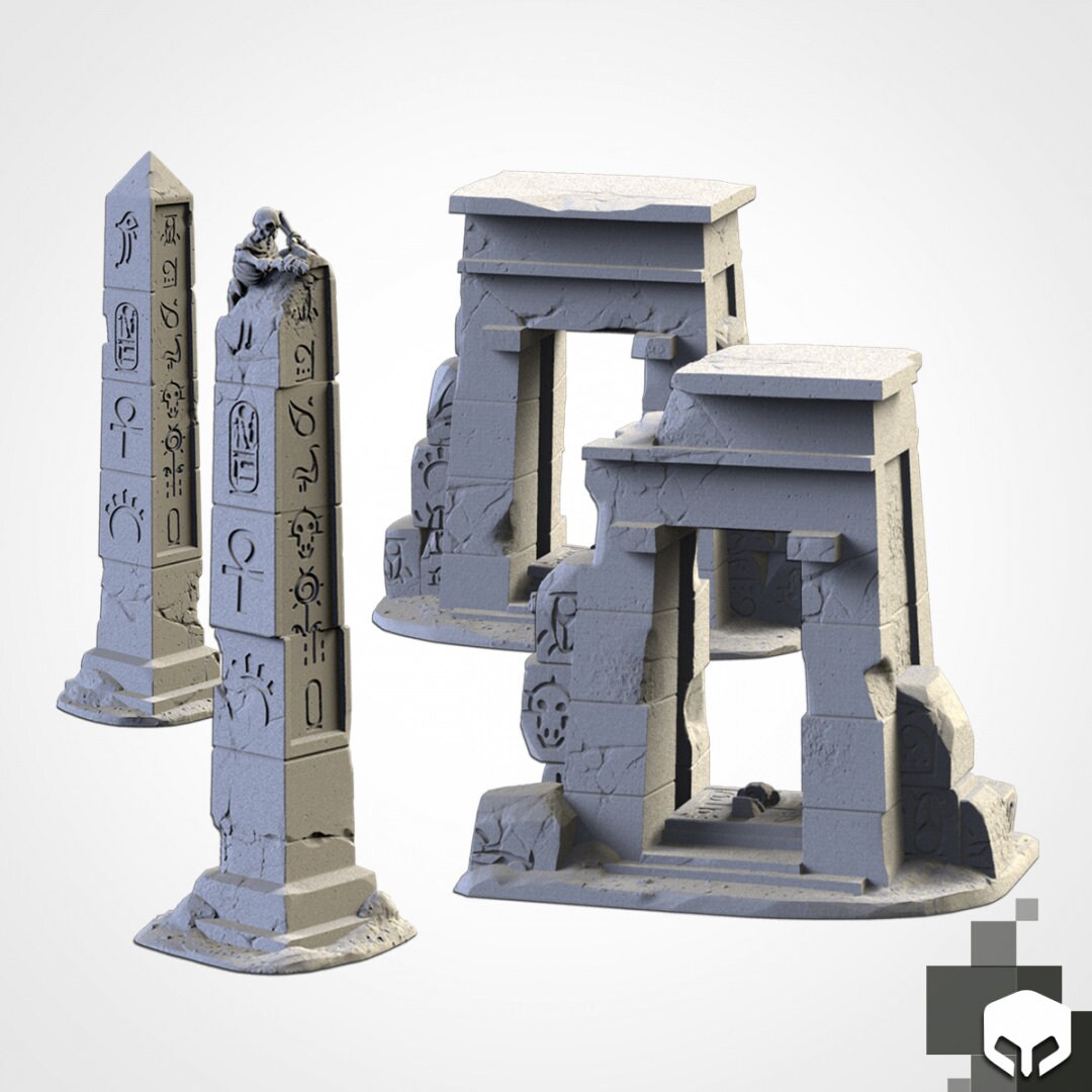 Tomb King Obelisks Unit Fillers and Terrain Txarli Factory Warhammer ...