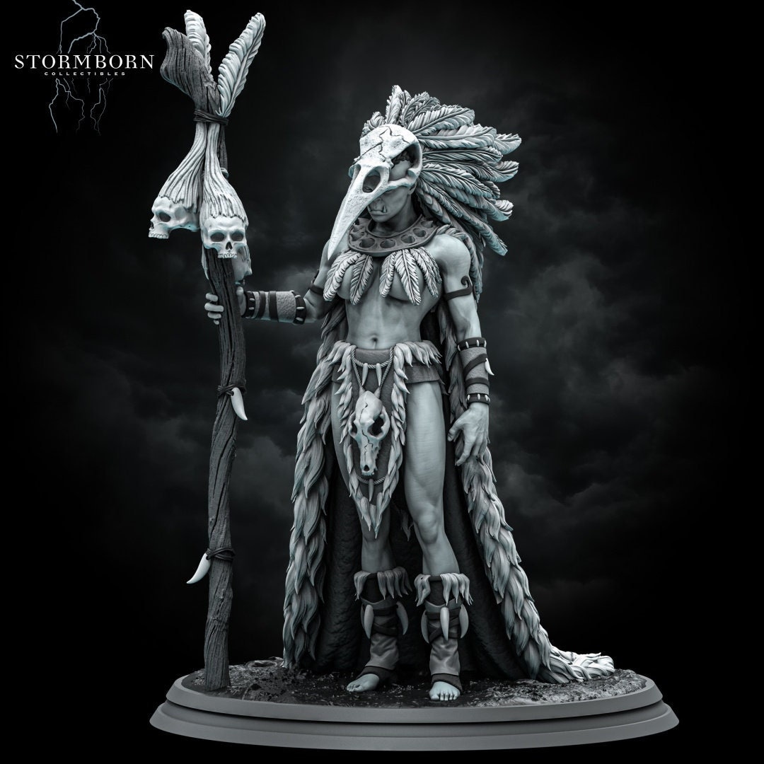 Lagath, Orc Seer | Priestess Shaman Witch Doctor | 28-120mm Scale ...