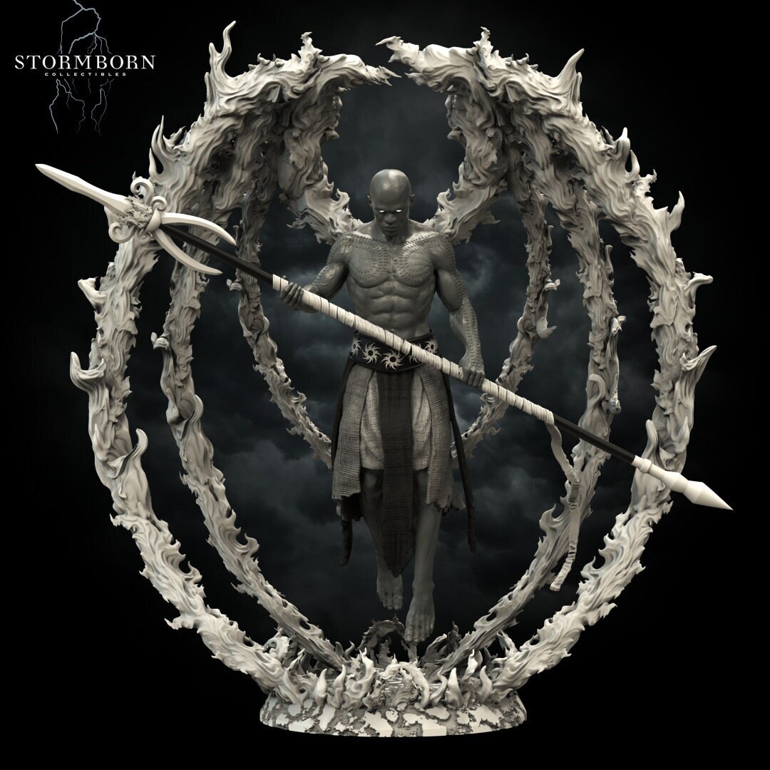 Oros, Angel of Destruction | Large Model | 32mm or 75mm Scale | Resin ...