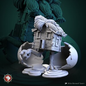 Babkas Baby Hut | Resin 3D Printed Miniature | White Werewolf Tavern ...