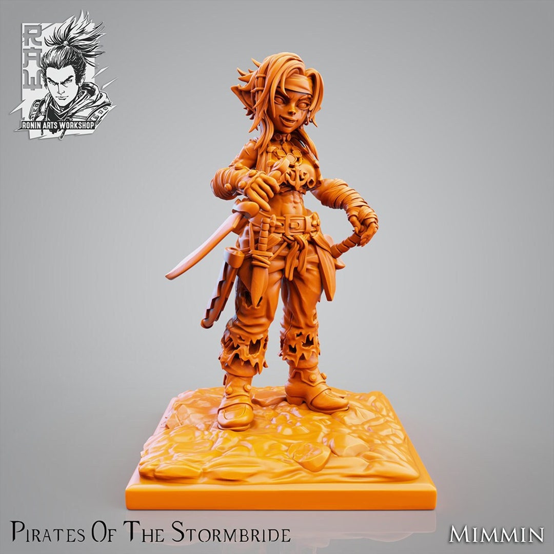Goblin Sailor Mimmin Pirates of the Stormbride 28mm-120mm Scale Resin ...