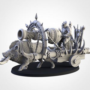 Ogre Ironblaster Thunder Cannon Northern Ogres Resin 3D Printed ...