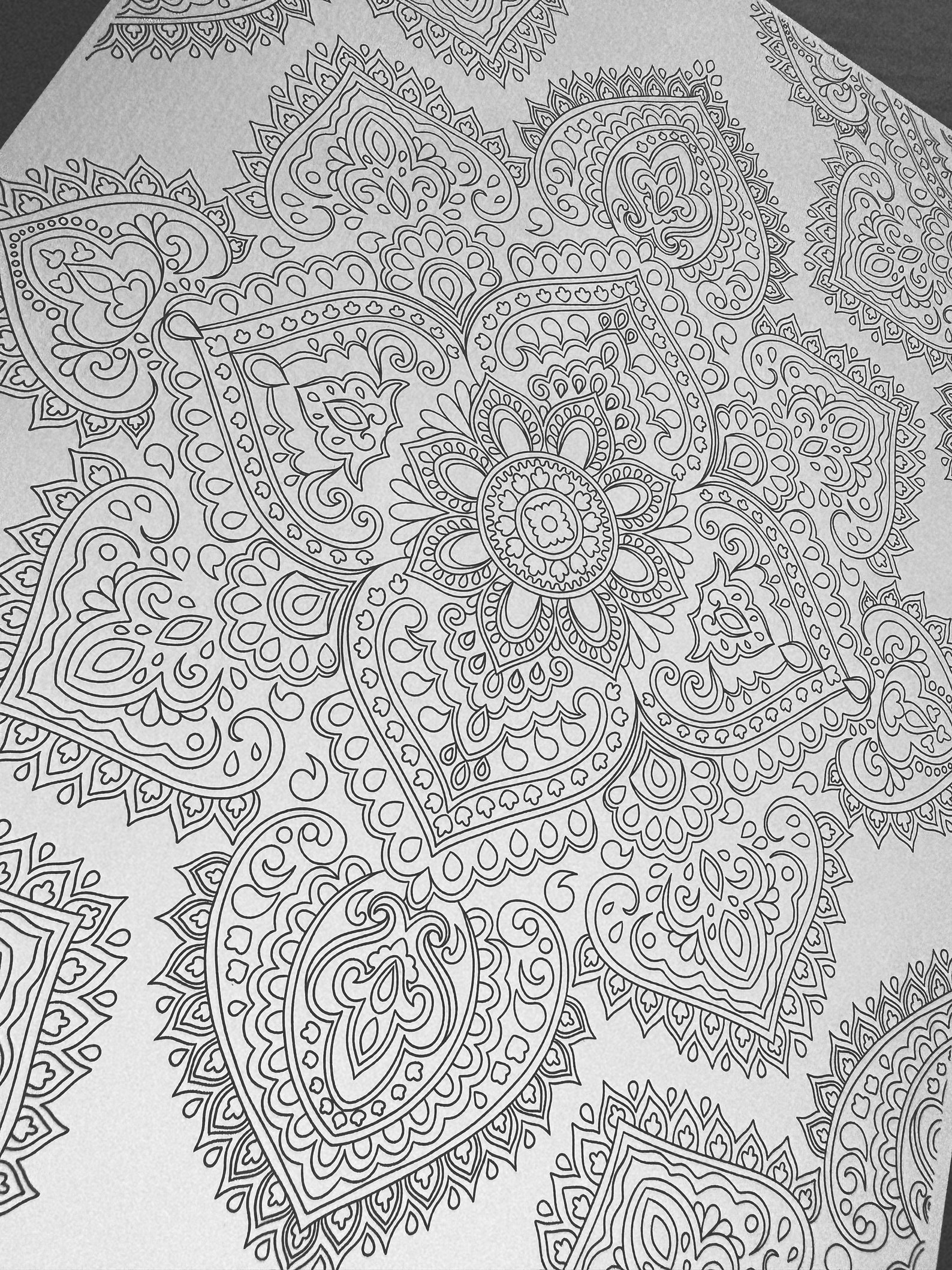 Mystical Persian Motifs to Color - Intricate Patterns, Arabesques, and ...